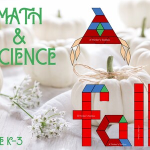 Autumn | Fall Pattern Block Mat Printables & Worksheets - Etsy