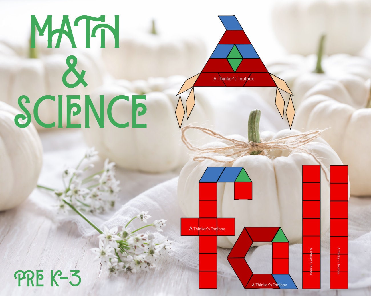 Autumn | Fall Pattern Block Mat Printables & Worksheets - Etsy