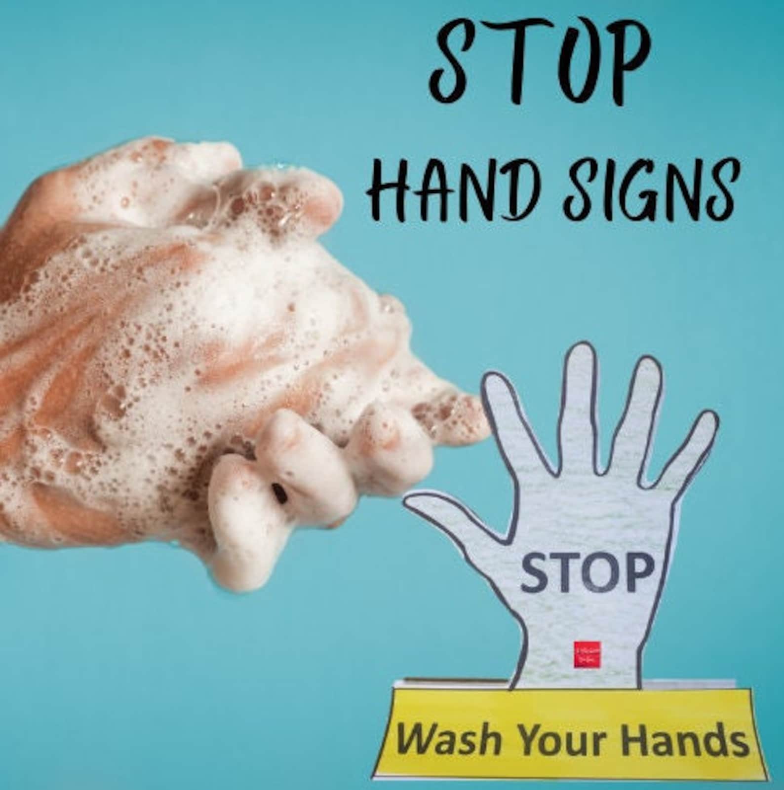 STOP Hand Signs | Classroom Health & Management - Etsy