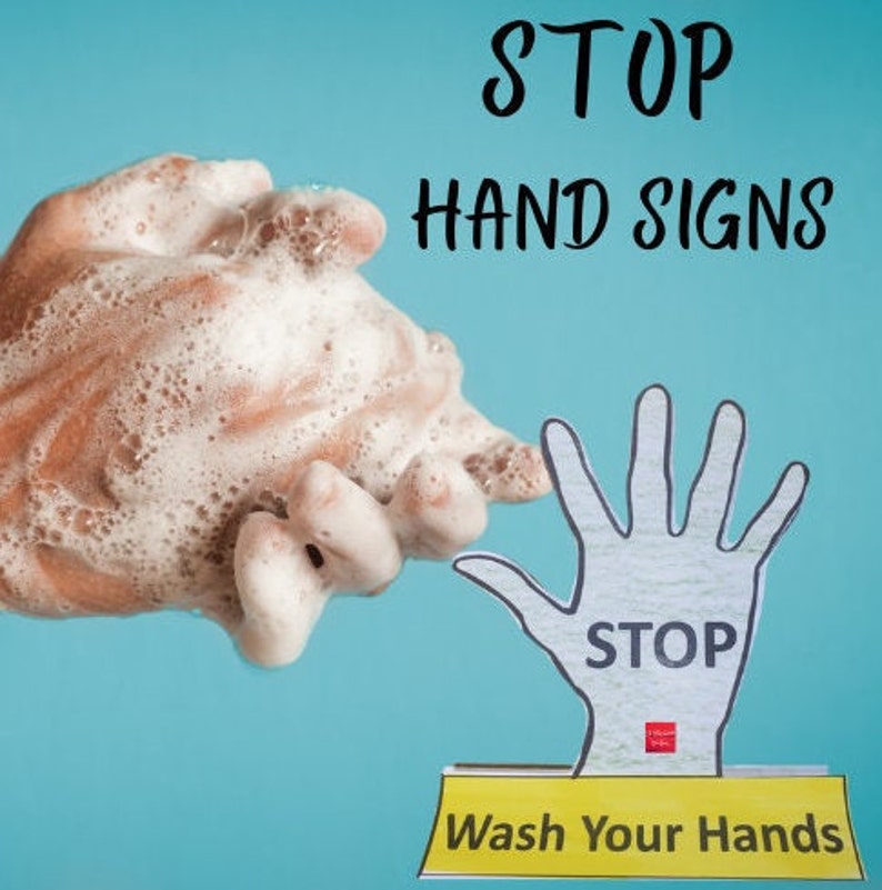 STOP Hand Signs | Classroom Health & Management - Etsy