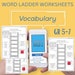 Vocabulary Word Ladders Upper Elementary | No Prep - Etsy