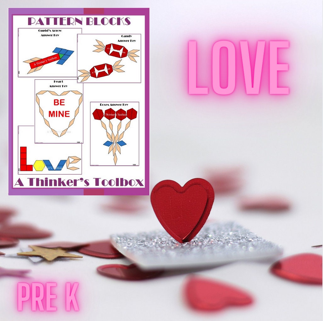 Holidays Pattern Block Mat Printables & Worksheets BUNDLE - Etsy