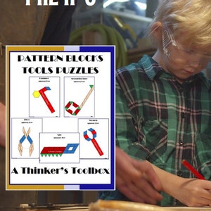 Father's Day Tools Pattern Block Mat Printables & Worksheets - Etsy