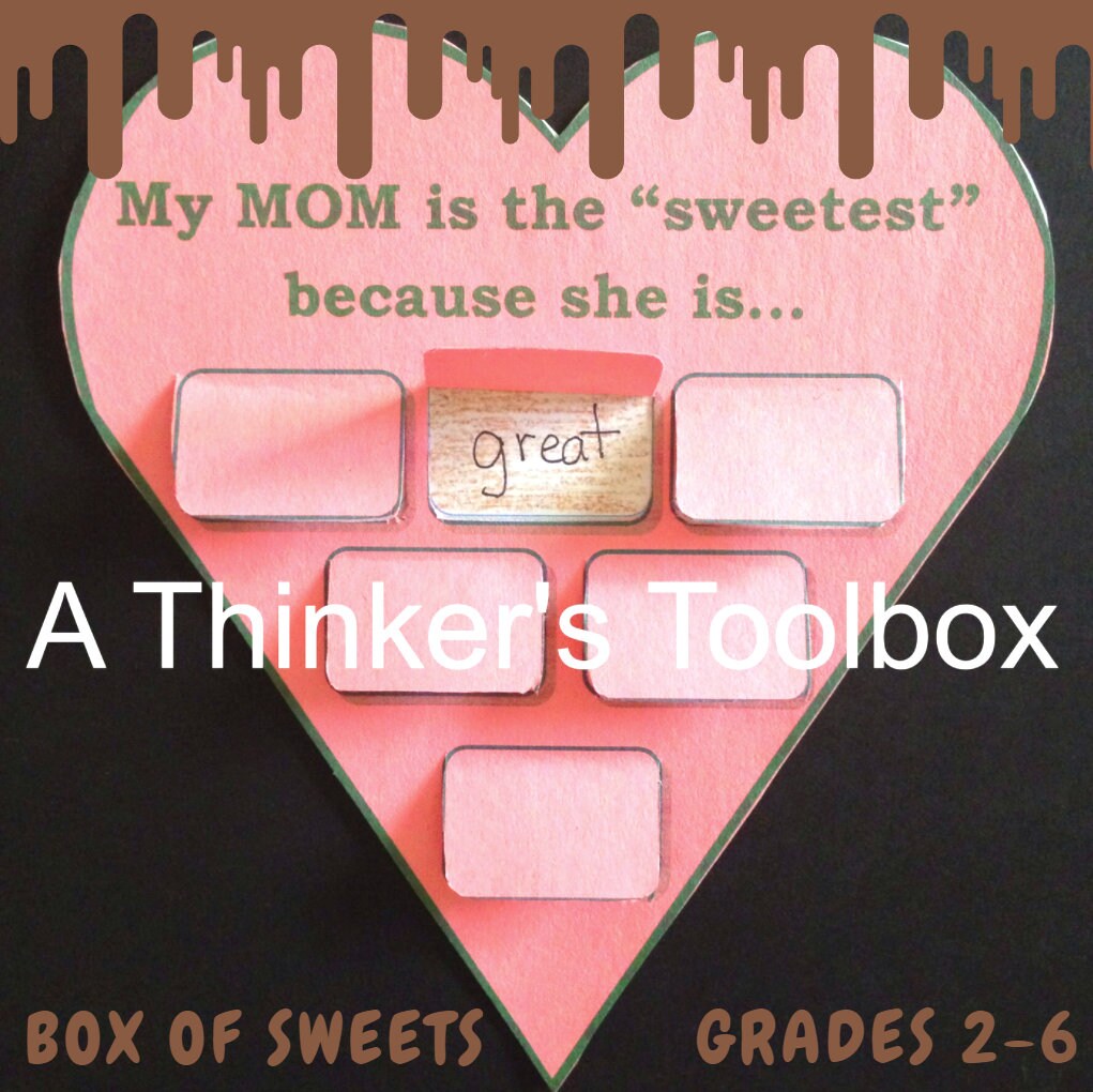 Mother's Day Box of Chocolates Activity Valetnine's Day - Etsy