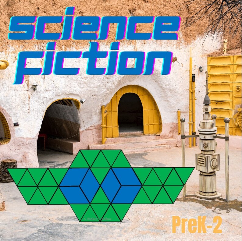 Sci-fi Pattern Block Mat Printables & Worksheets - Etsy