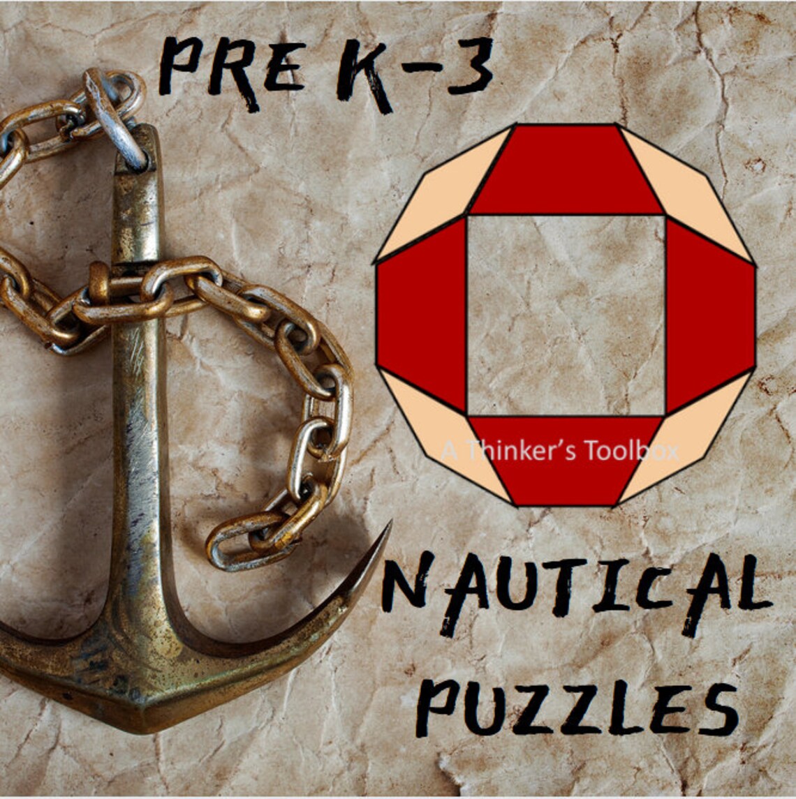 Nautical Pattern Block Mat Printables & Worksheets - Etsy