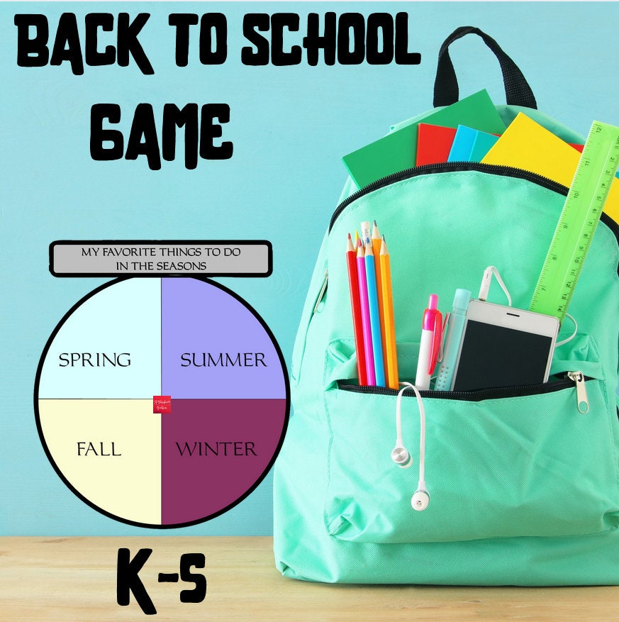 Back to School Getting to Know Me Game - Etsy