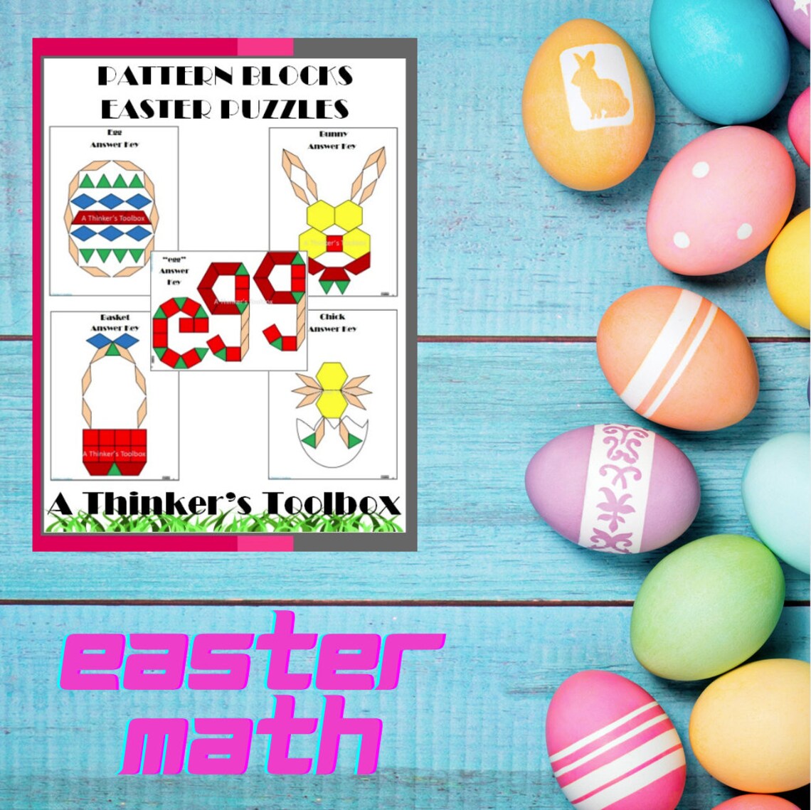 Holidays Pattern Block Mat Printables & Worksheets BUNDLE - Etsy