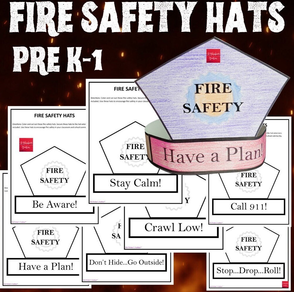 Fire Safety Hats - Etsy