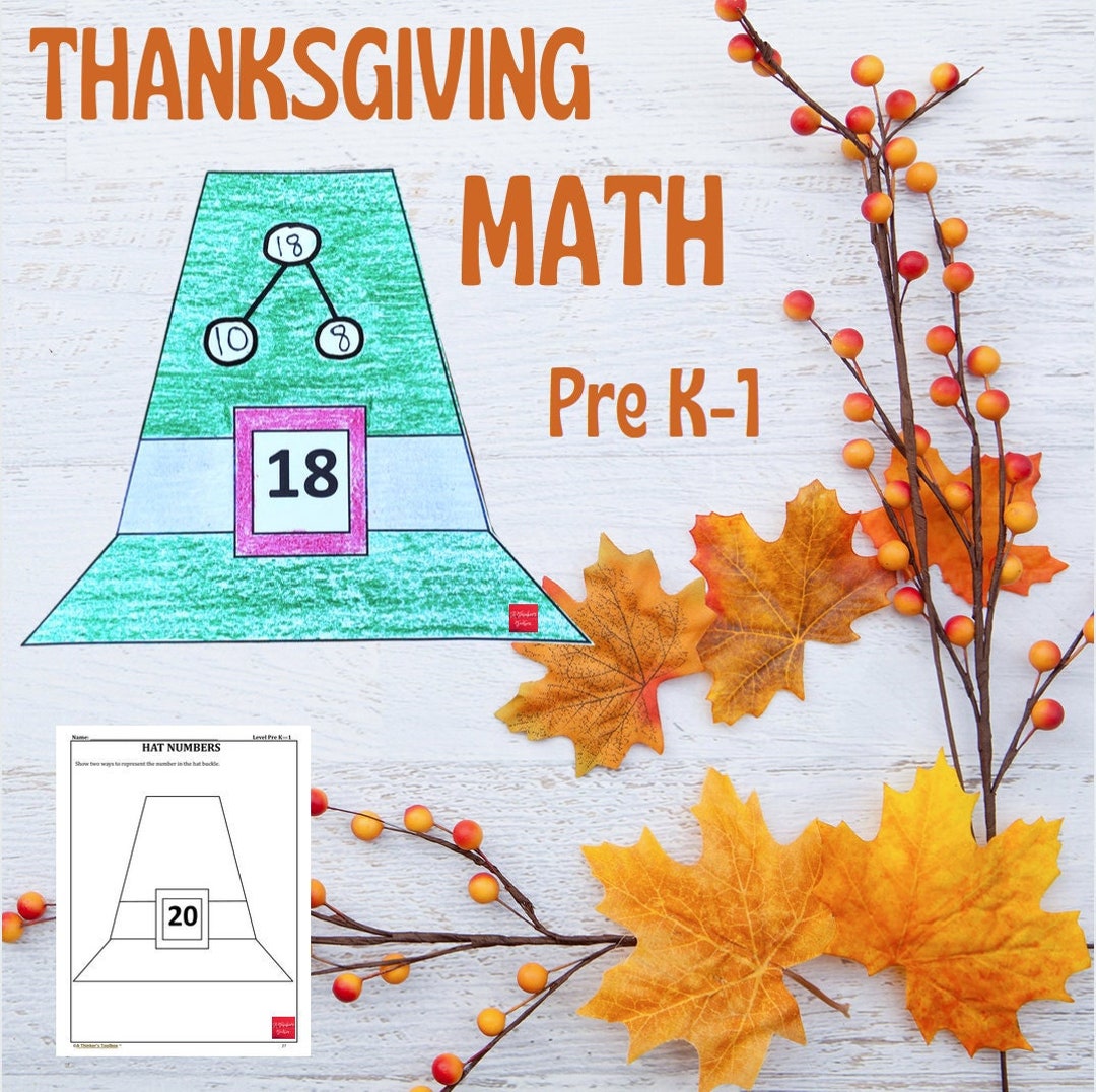 Thanksgiving Math & ELA Worksheets - Etsy