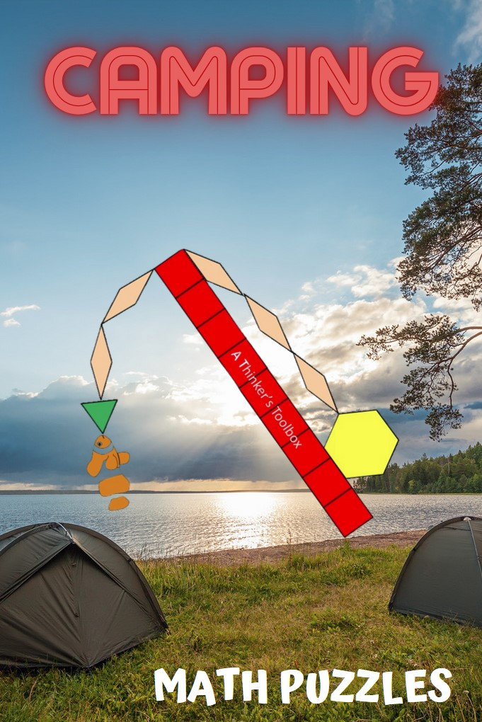 Camping Pattern Block Mat Printables & Worksheets - Etsy