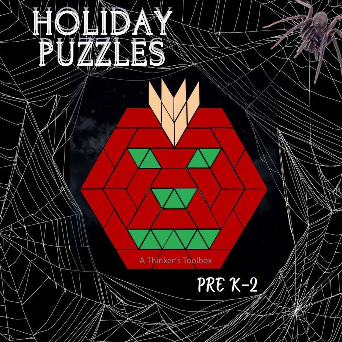 Holidays Pattern Block Mat Printables & Worksheets - Etsy