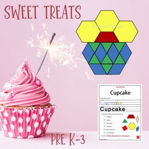 Fine Motor Skills Sweet Treats Puzzles & Worksheets - Etsy