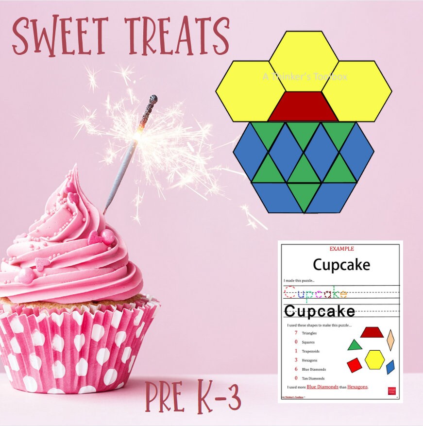Fine Motor Skills Sweet Treats Puzzles & Worksheets - Etsy