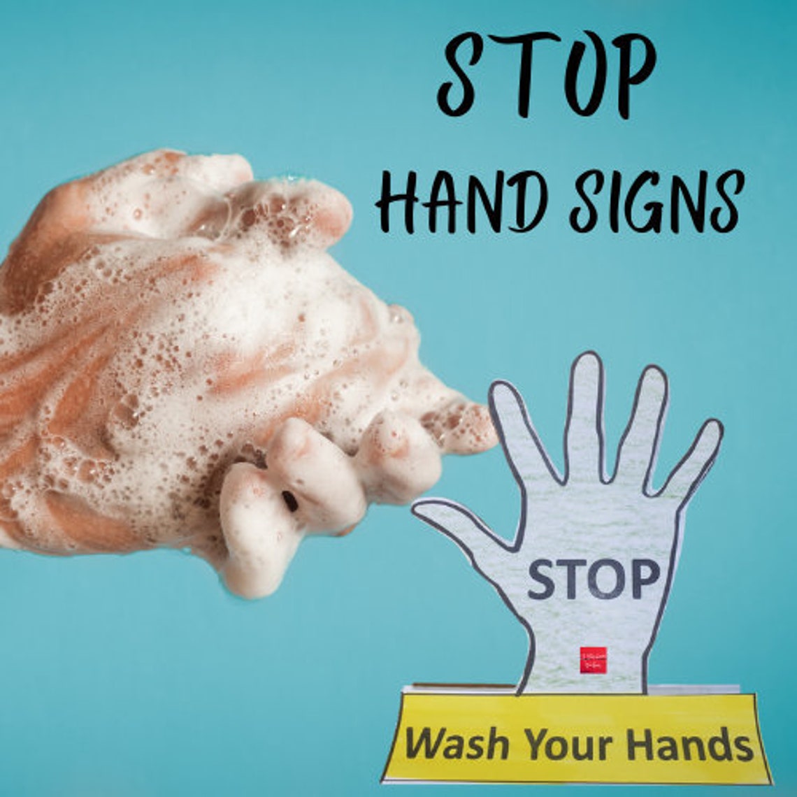 STOP Hand Signs Classroom Health & Management - Etsy