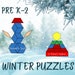 Winter Pattern Block Puzzles & Worksheets - Etsy