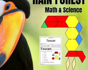 Space Pattern Block Mat Printables & Worksheets - Etsy