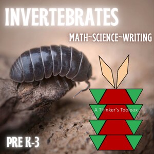 Invertebrates Pattern Block Mat Printables & Worksheets - Etsy