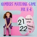 Easter Number Matching Games & Printable Worksheets - Etsy