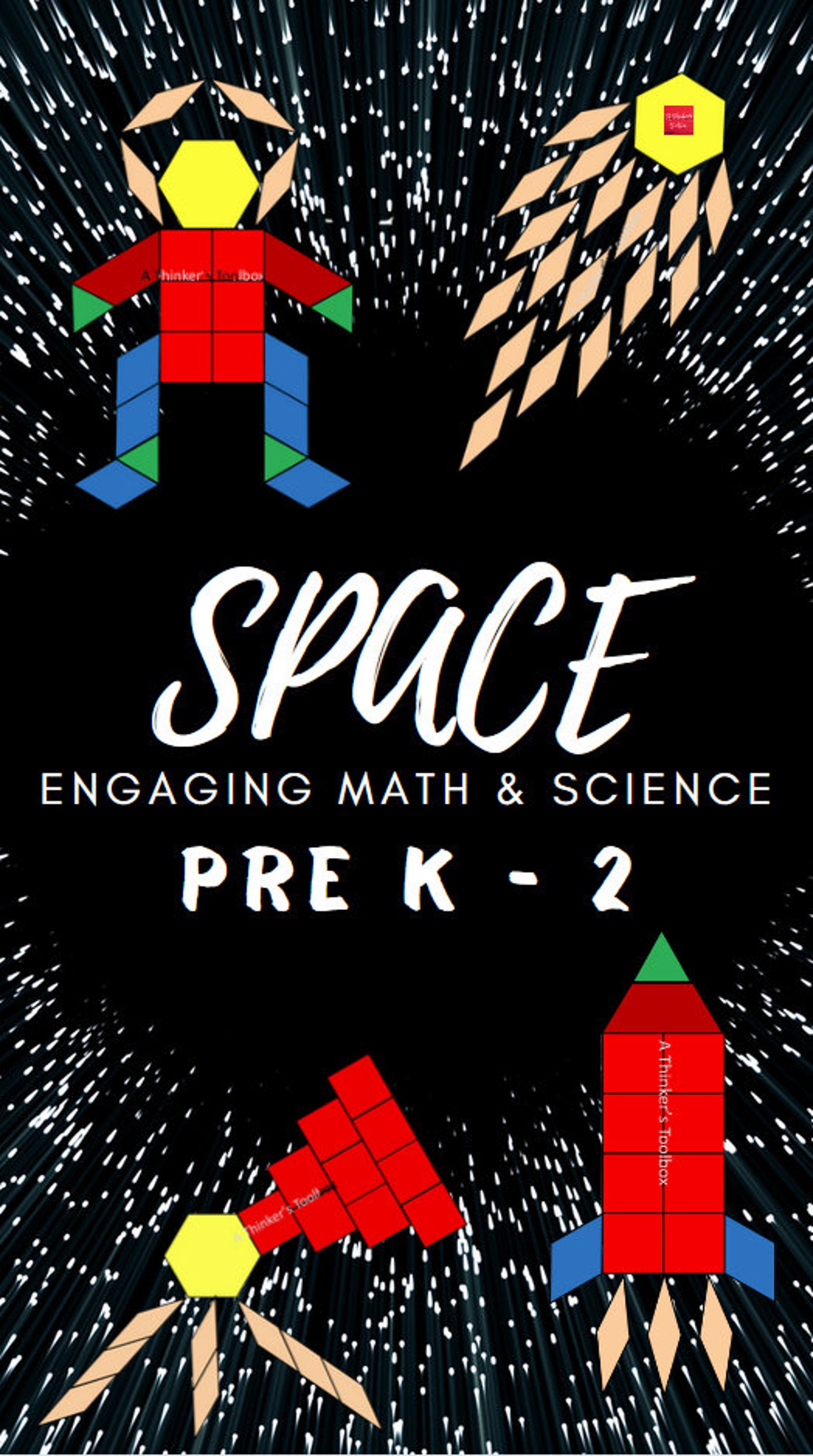 Space Pattern Block Mat Printables & Worksheets - Etsy