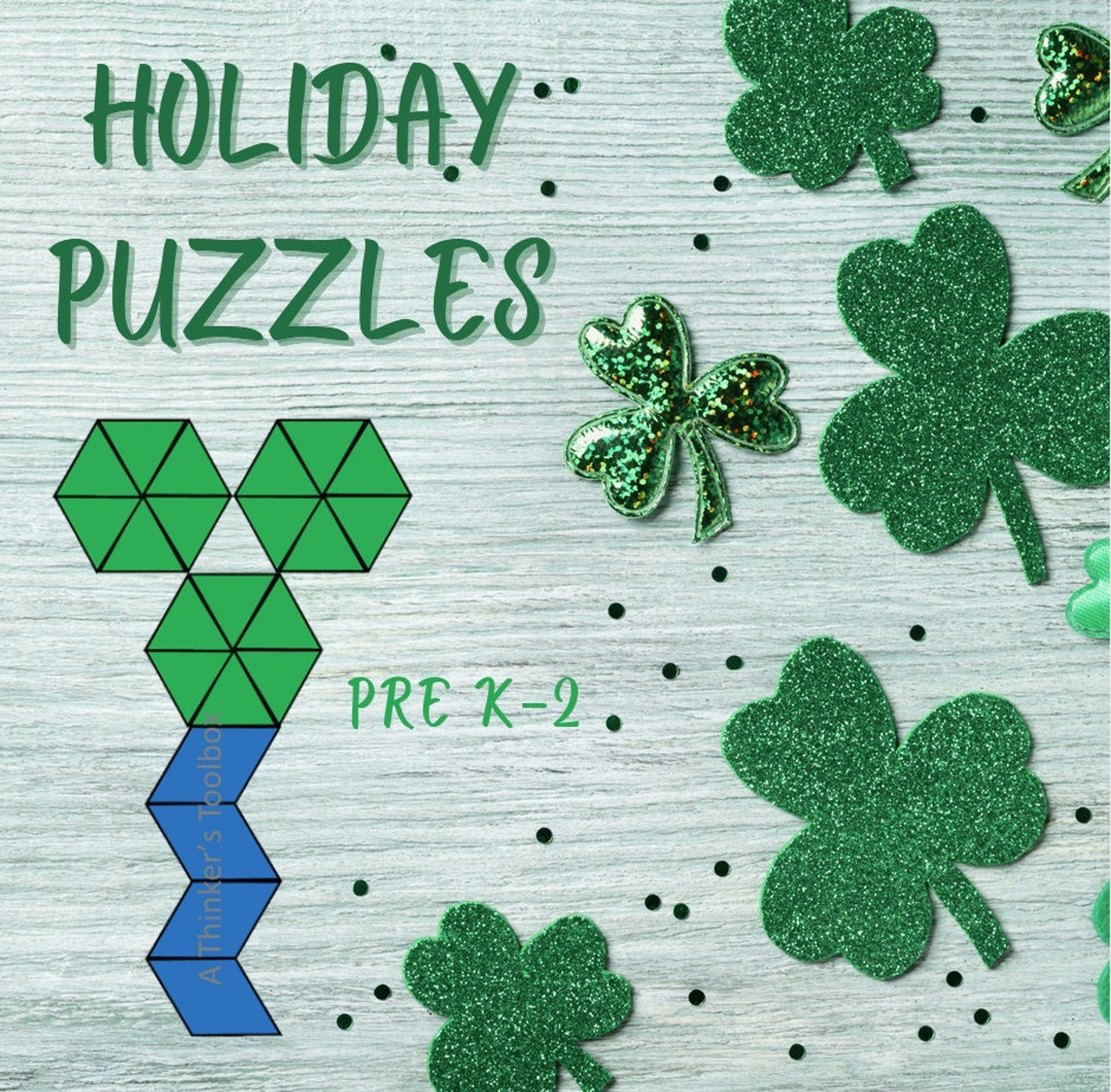 Holidays Pattern Block Mat Printables & Worksheets - Etsy