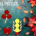 Autumn | Fall Pattern Block Mat Printables & Worksheets - Etsy