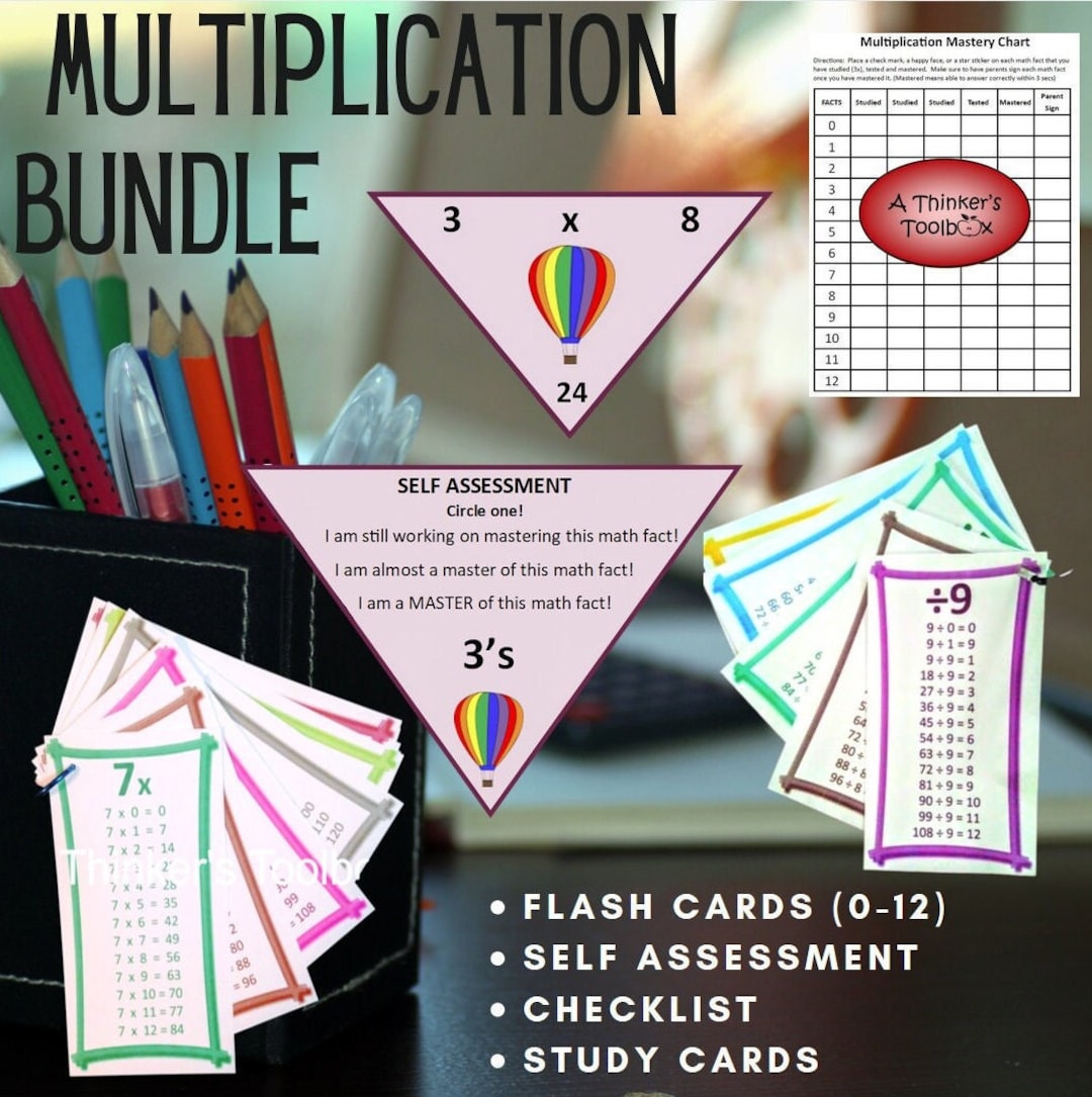 Multiplication Math BUNDLE | Back to School - Etsy