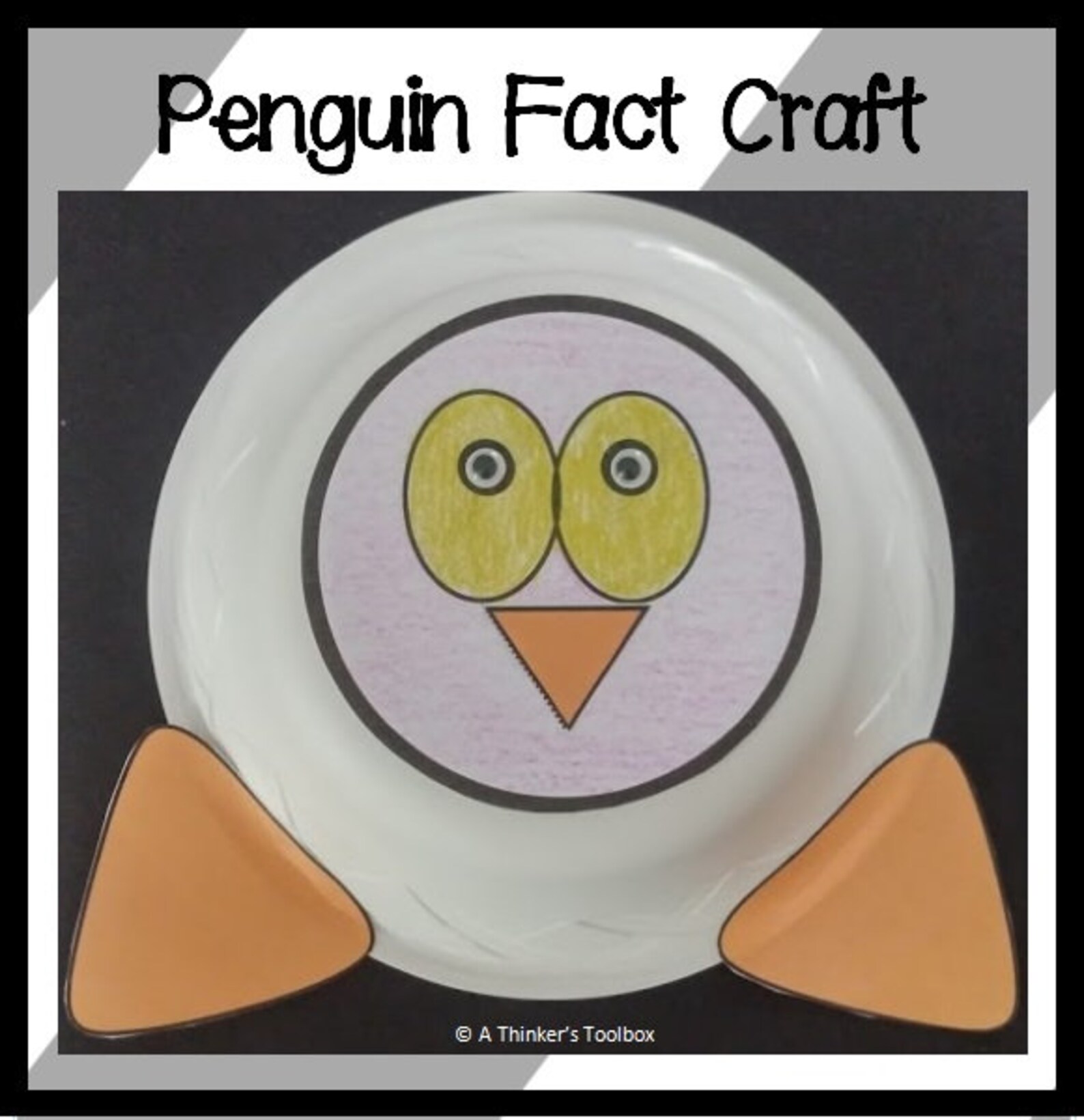 Penguin Fact Science Craft & Mini Reader - Etsy