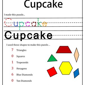 Fine Motor Skills Sweet Treats Puzzles & Worksheets - Etsy