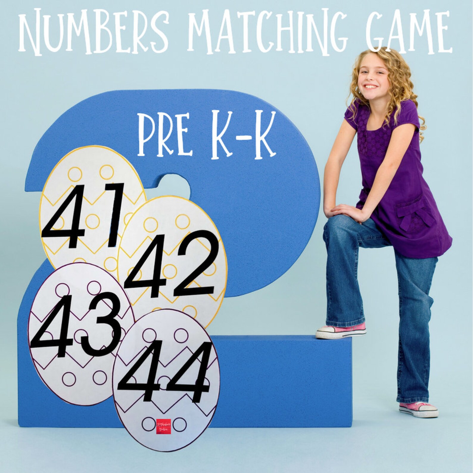 Easter Number Matching Games & Printable Worksheets - Etsy
