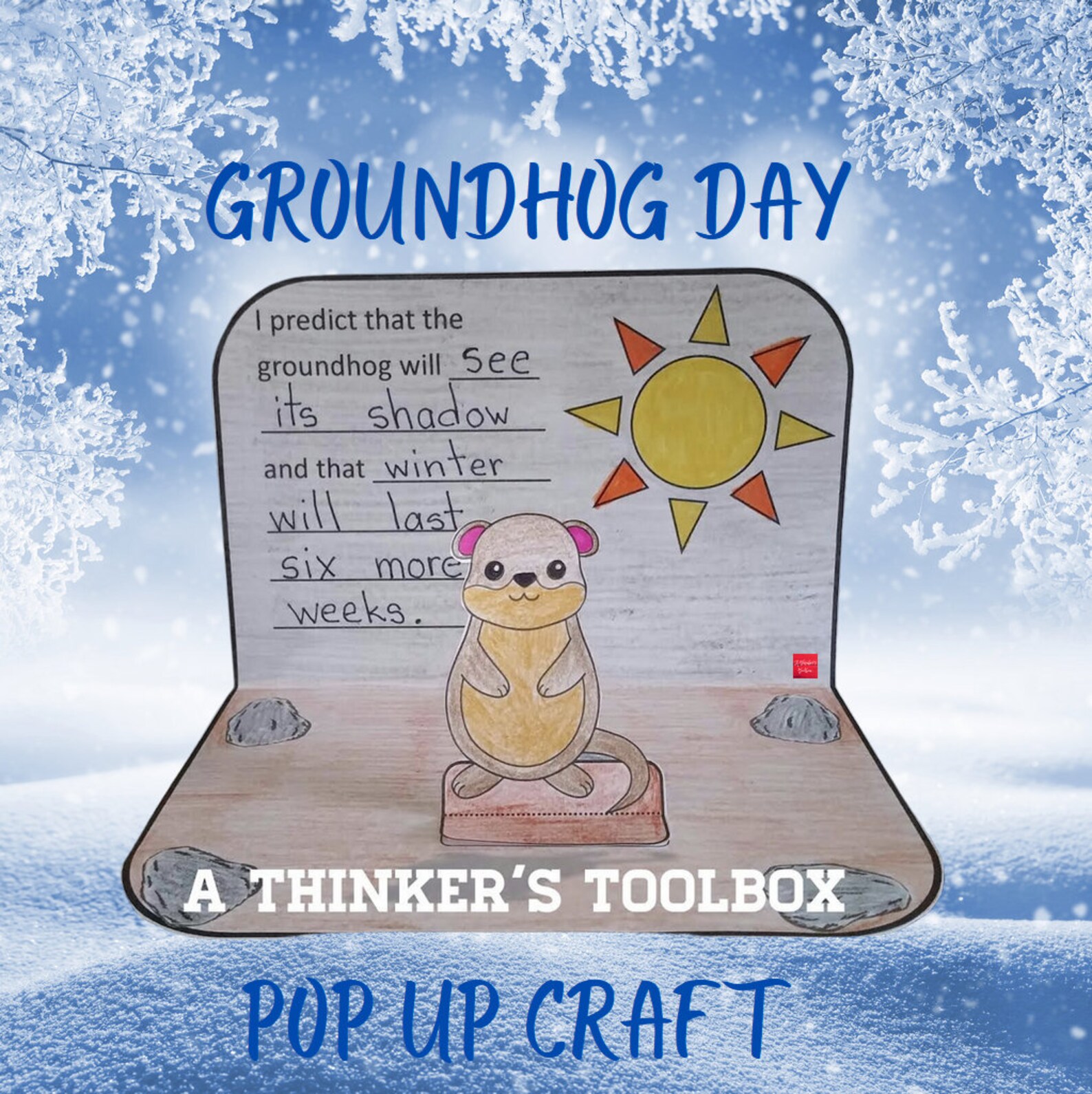 Groundhog Day Pop up Activity & Craft | Seasonal - Etsy