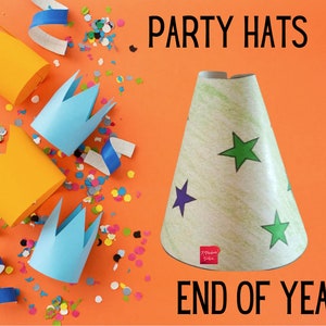 Party Hats Hands-on Activity | End of Year - Etsy