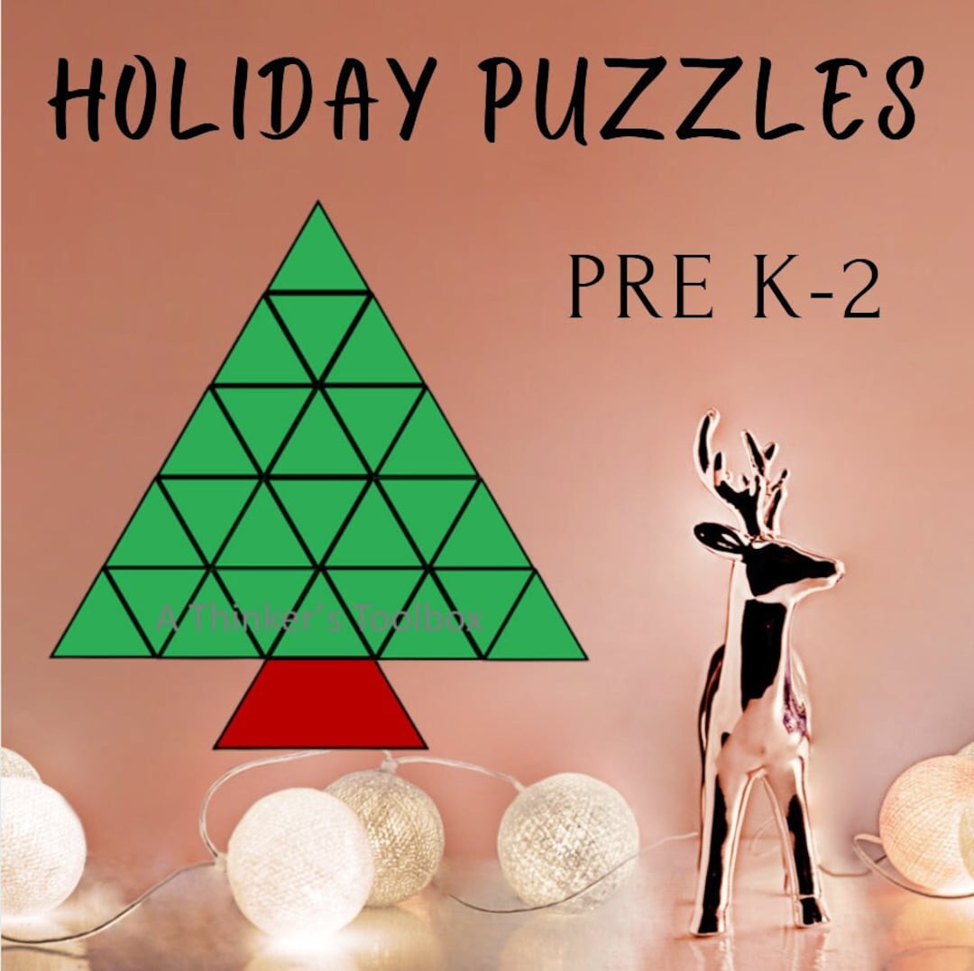 Holidays Pattern Block Mat Printables & Worksheets - Etsy