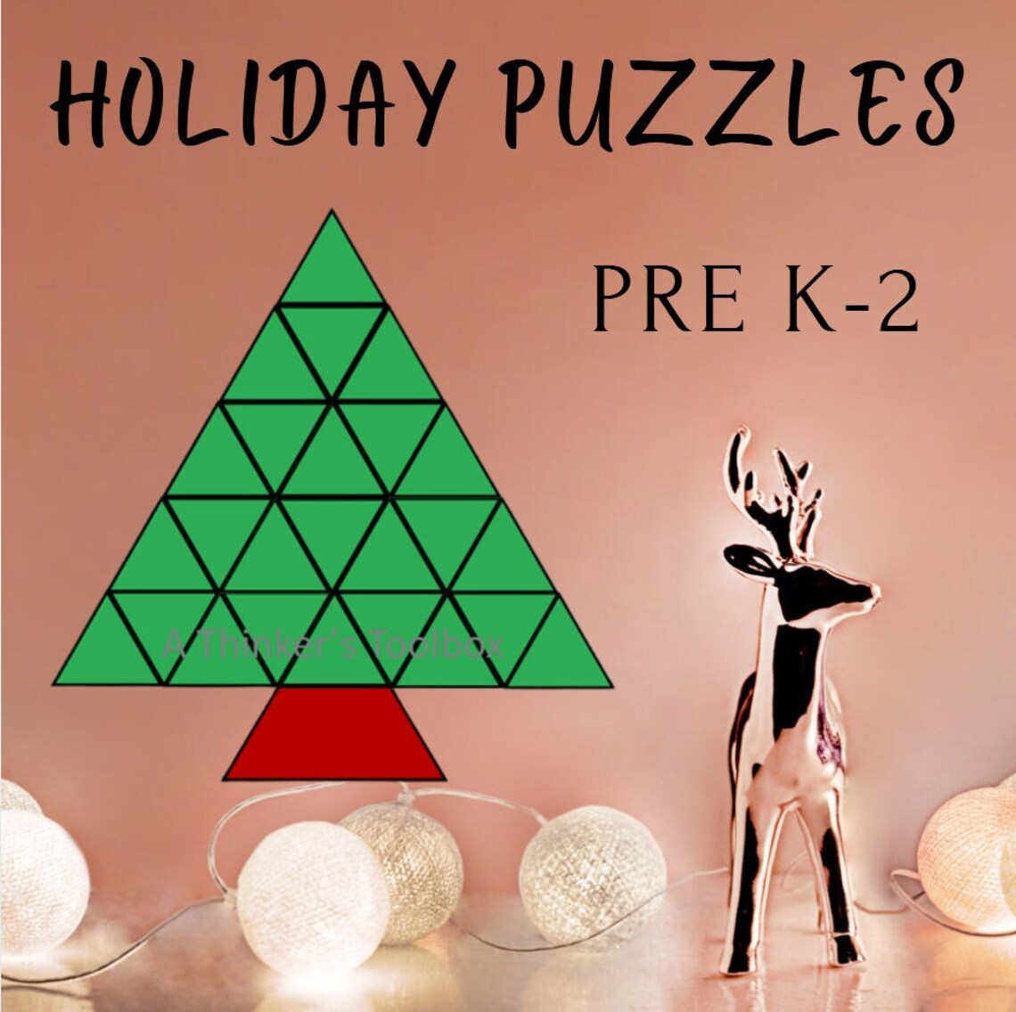 Holidays Pattern Block Mat Printables & Worksheets - Etsy