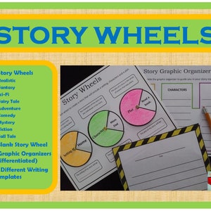 Story Writing Wheels-language Arts - Etsy