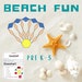 Beach Pattern Block Mat Printables & Worksheets - Etsy
