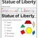 Historical Landmarks Pattern Block Mat Printables & Worksheets - Etsy