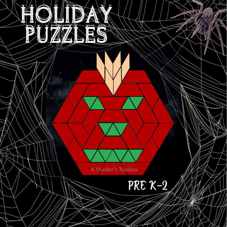 Holidays Pattern Block Mat Printables & Worksheets - Etsy