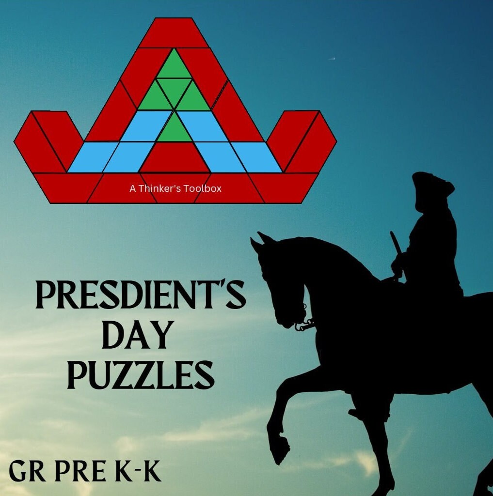 President's Day Pattern Block Mat Printables - Etsy