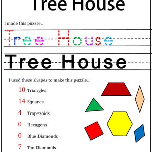 Habitats Human Homes Pattern Block Mat Printables & - Etsy