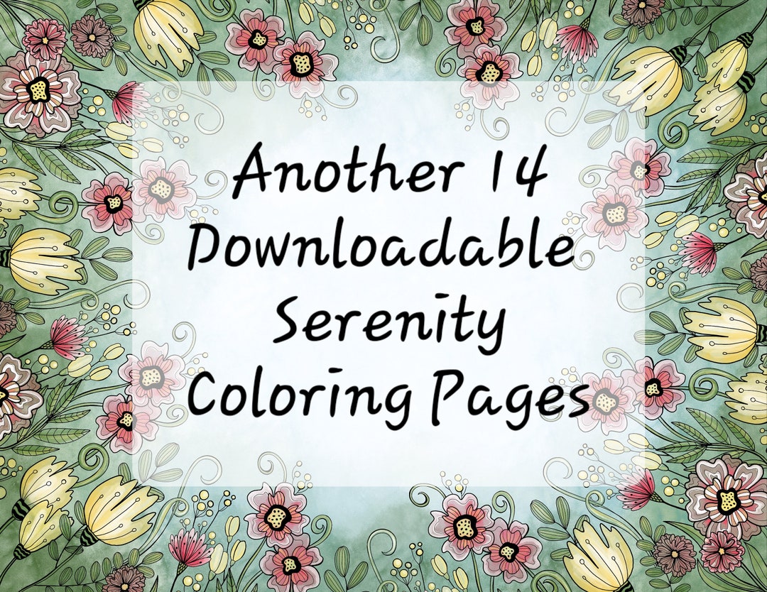 Alanon Alateen 12 Step Inspired Adult Coloring Pages! - Etsy