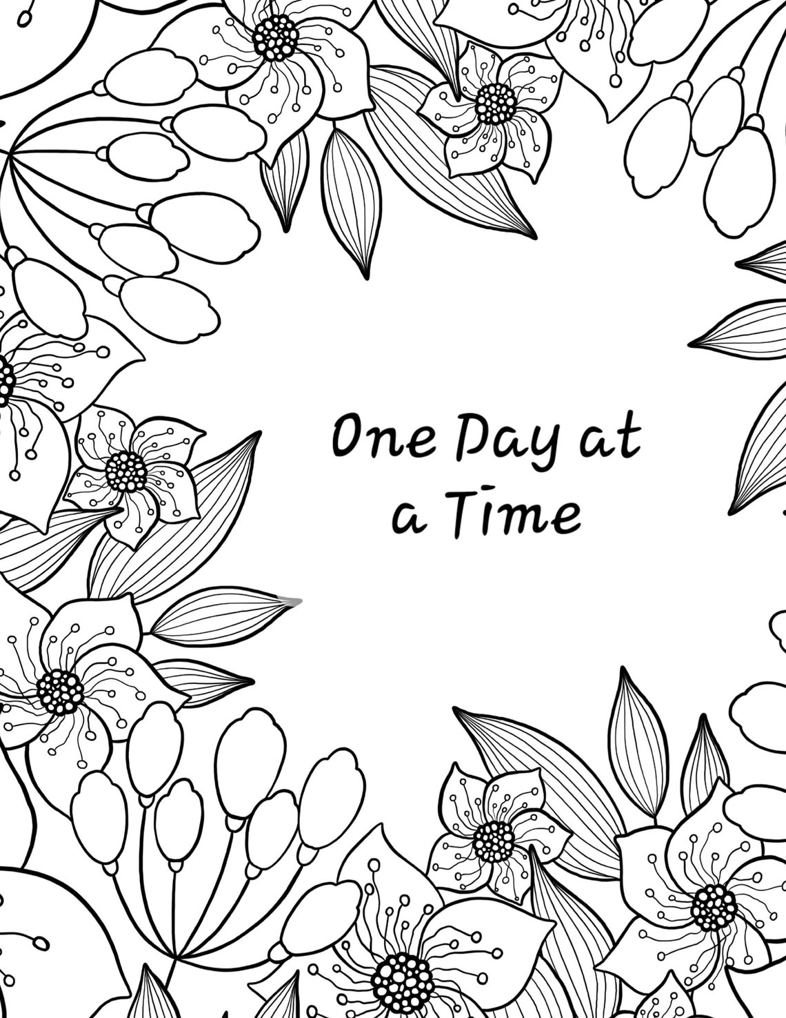 12 Steps Recovery Inspired Serenity Coloring Pages With Alanon, Alateen ...