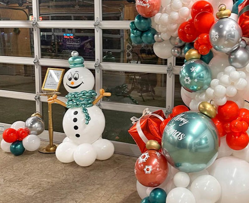 Frosty the Snowman Vinyl Decal Set, DIY Balloon Decorations - Etsy