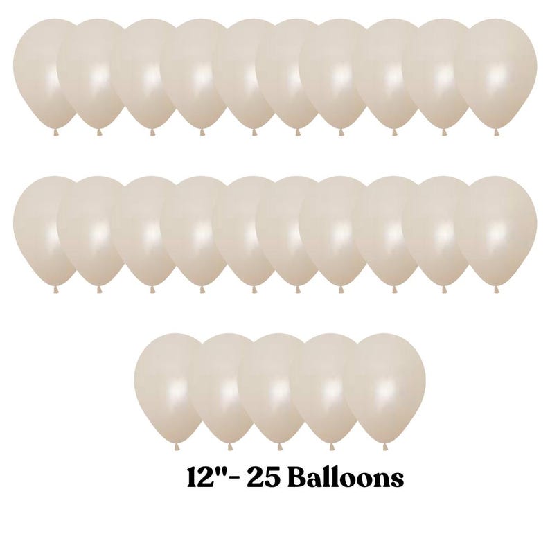 White Sand Kalisan Balloons - Etsy