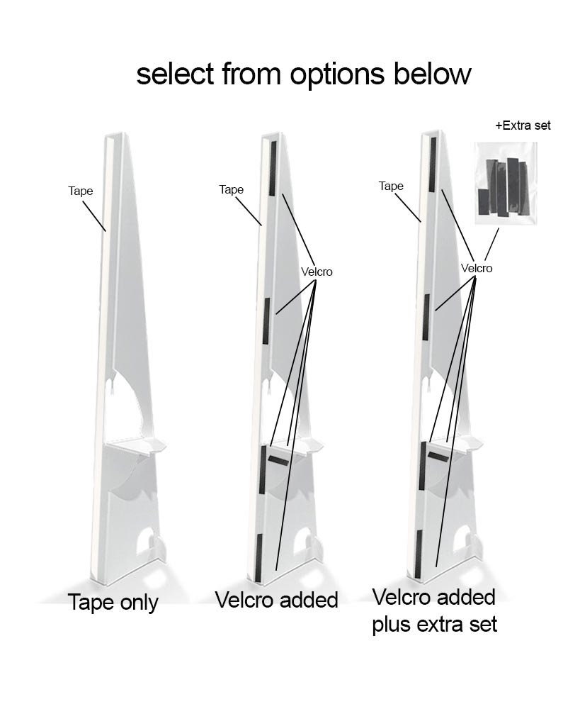 COREX Plastic Stand *STAND ONLY* 60" Plastic Stand With a Velcro Option ...