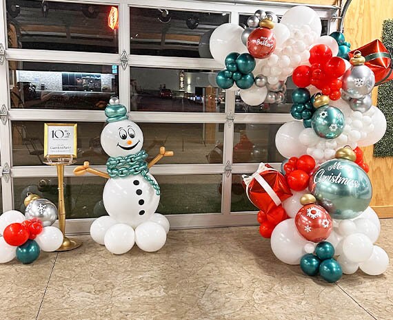 Frosty the Snowman Vinyl Decal Set, DIY Balloon Decorations - Etsy