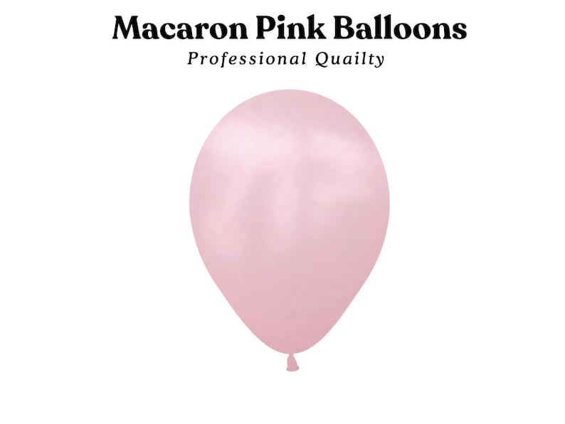 Macaron Pink Kalisan Balloons - Etsy