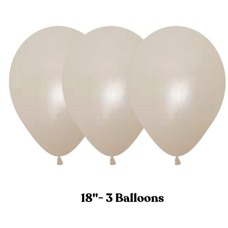 White Sand Kalisan Balloons - Etsy
