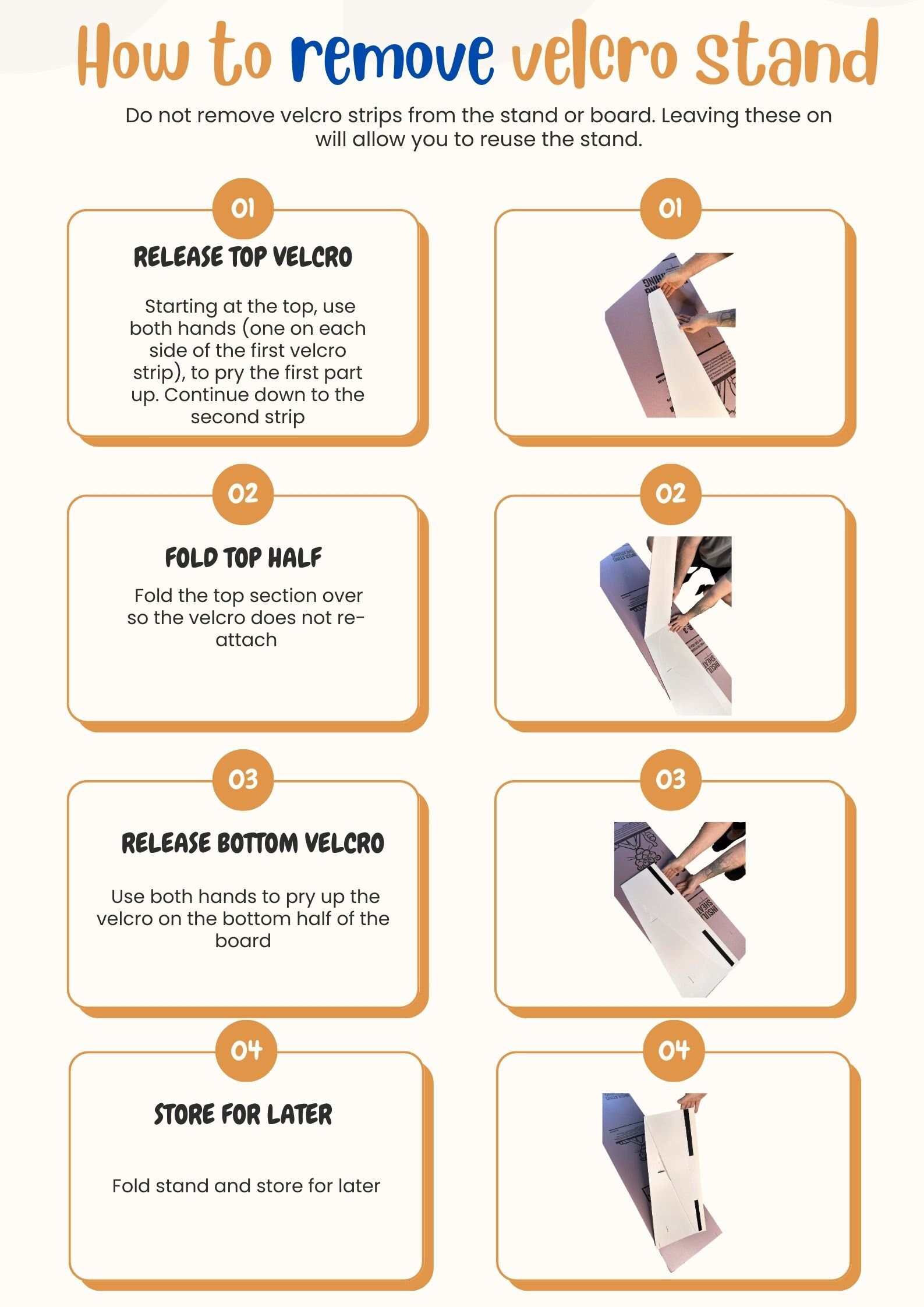 COREX Plastic Stand *STAND ONLY* 60" Plastic Stand With a Velcro Option ...