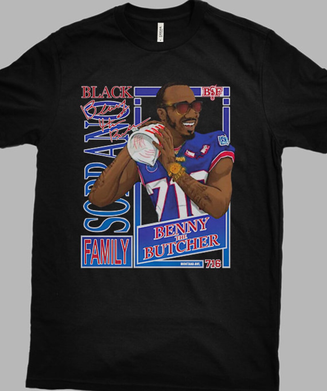 Benny the Butcher BSF X Bullalo Bills T-shirt - Etsy